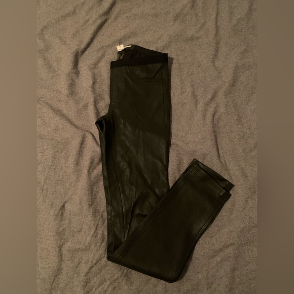 Helmut Lang | Pants & Jumpsuits | Helmut Lang Leather Leggings | Poshmark